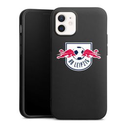 DeinDesign iPhone 12 mini Handy Premium Silikon H&uuml;lle Handyh&uuml;lle schwarz Case Official Licensed Product Transparent Rb Leipzig Silikon Premium Case