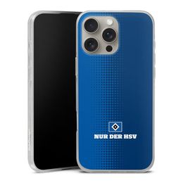 DeinDesign iPhone 16 Pro Max Handy Silikon H&uuml;lle Case transparent Handyh&uuml;lle Hsv Logo Official Licensed Product Silikon Case