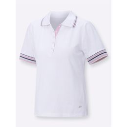 WITT Damen Poloshirt in Pikee-Qualit&auml;t, ecru, Gr&ouml;&szlig;e 38