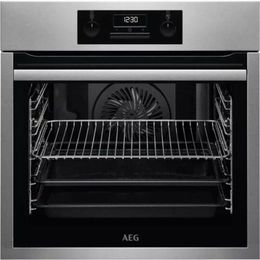 AEG - Einbau Backofen Edelstahl 71 l versenkbare Drehknöpfe BES331110M