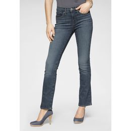 Levi's Bootcut-Jeans LEVI'S "315 Shaping Boot" Gr. 28, Länge 34, blau (dark-blue-used) Damen Jeans