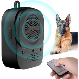 Anti-Bell-Hund, Ultraschall-Anti-Bell-Gerät mit 4 einstellbaren Frequenzen, automatisches Anti-Bell-Hundegerät, wasserdicht für draußen und drinnen,