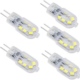 G4 LED 3W Glühbirne, 200LM, AC/DC12V, 25W äquivalente Halogenglühlampe, Weiß 6000K, SMD 2835 LED-Glühbirne 360 Abstrahlwinkel für