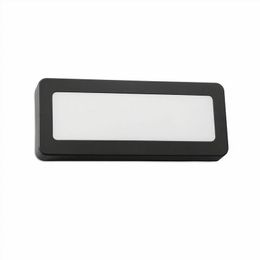 LEDS-C4 Wandleuchte ip65 grove diffuser rectangular led 3w 4000k schwarz 219lm