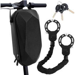 E Scooter schloss Fahrrad Kettenschloss Scheibenbremse Lock Länge 93cm Scooter - HENGDA