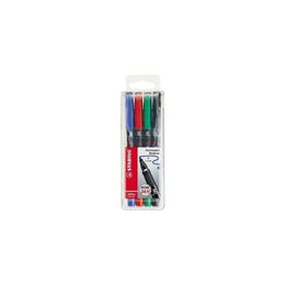 Stabilo Folienstift ® OHPen universal 1mm farbig sortiert nicht dokumentenecht 4 St./Pack.