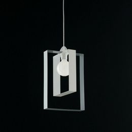 Bonetti Illumina - Moderner Pendelleuchter aus grauweißem Eisen 25xh.40 cm