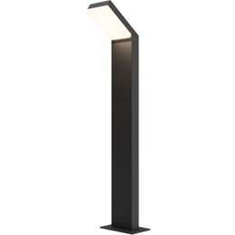 Licht-Erlebnisse Led Stehlampe außen Aluminium IP54 80 cm Schwarz warmweißes Licht 3000 k 660 lm Modern Außenlampe