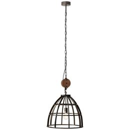 Brilliant Lampe Matrix Pendelleuchte 47cm schwarz antik 1x G95, E27, 60W, geeignet für Normallampen (nicht enthalten) Kette ist kürzbar