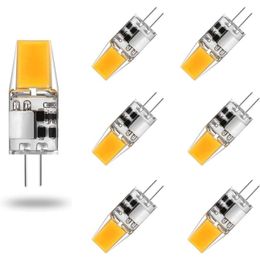 G4-LED-Glühbirne, AC/DC, 12 V, 5 W, G4-LED-Lampen, Warmweiß 3000 K, Leuchtmittel, entspricht 50 W, Halogenlampe, 360° Abstrahlwinkel, kein Flimmern,