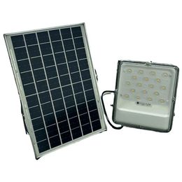 Solar-LED-Scheinwerfer mit monokristallinem Panel, 1200 lm, Autonomie 10/15 Stunden, 4000 k