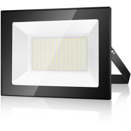 100 w LED-Flutlicht für den Außenbereich, 10000 lm, 6500 k, LED-Außenstrahler, IP66, Kaltweiß, für Terrasse, Garage, Garten, Terrasse, Fabrik