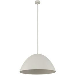 Licht-Erlebnisse - Hängelampe Metall E27 d: 50 cm rund h: max. 170 cm Beige Modern Pendelleuchte