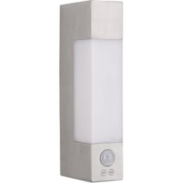 LEDS-C4 Wandleuchte IP44 litus with sensor led 5,3 w 4000 k edelstahl 420 lm