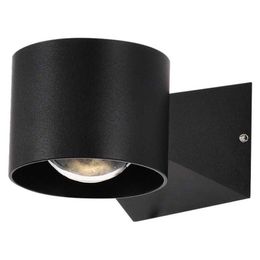 V-TAC LED-Wandleuchten - Rund - IP65 - Schwarzes Gehäuse - 5 Watt - 500 Lumen - 4000K