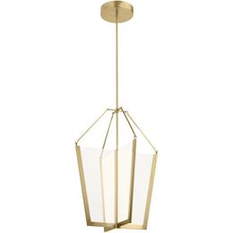 Licht-Erlebnisse - Pendelleuchte led Aluminium b: 52,8 cm h: max. 204,4 cm in Creme-Gold 4461 lm Modern