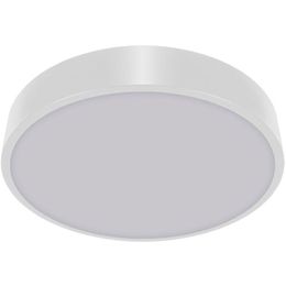 Licht-Erlebnisse LED Deckenlampe Metall Ø 30 cm Weiß rund neutralweiß 4000 K 1590 lm Deckenleuchte