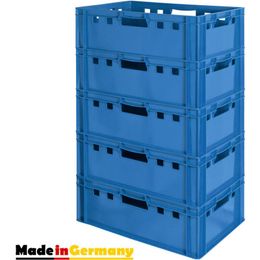 Fleischkiste E2 Fleischkiste Blau Fleischerkiste Fleischkisten Kiste Fleischkiste Eurobox Lebensmittelecht 60 x 40 Metzgerkiste Auswahl Kingpower