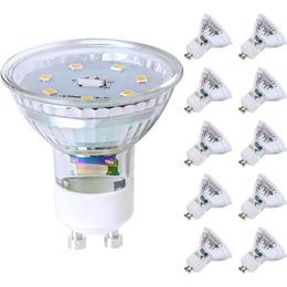 Gbly - GU10 led Neutralweiss 5W Leuchtmittel Lampe Ersetzt 50W Glühbirne 4000K Energiesparlampe Abstrahlwinkel 110° Spot Nicht Dimmbar Reflektor