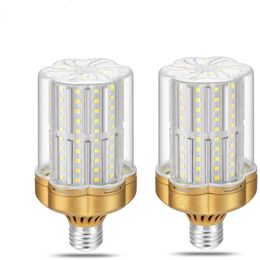 E27 30 w LED-Glühbirne, Kaltweiß 6000 k (entspricht 250 w Glühlampe), 3500 lm, nicht dimmbar, flimmerfrei, 2er-Pack