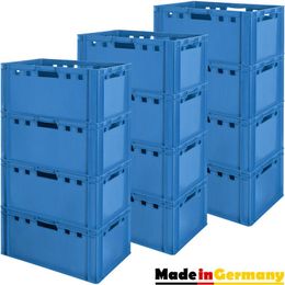 Kingpower - Fleischkiste E3 Fleischkiste Fleischerkiste Fleischkisten Kiste Fleischkiste Eurobox Lebensmittelecht 60 x 40 Metzgerkiste Auswahl Blau