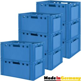 Fleischkiste E3 Fleischkiste Fleischerkiste Fleischkisten Kiste Fleischkiste Eurobox Lebensmittelecht 60 x 40 Metzgerkiste Auswahl Blau Kingpower