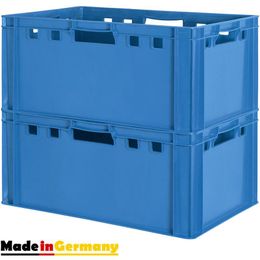 Fleischkiste E3 Fleischkiste Fleischerkiste Fleischkisten Kiste Fleischkiste Eurobox Lebensmittelecht 60 x 40 Metzgerkiste Auswahl Blau Kingpower