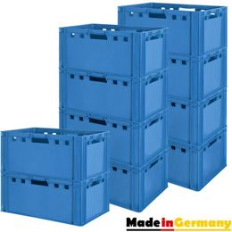 Kingpower - Fleischkiste E3 Fleischkiste Fleischerkiste Fleischkisten Kiste Fleischkiste Eurobox Lebensmittelecht 60 x 40 Metzgerkiste Auswahl Blau