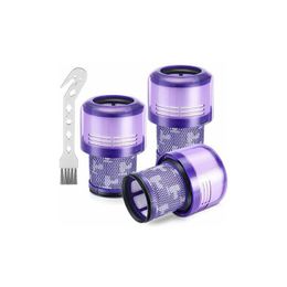 Start - 3er-Pack Ersatzfilter für Dyson V11, Dyson V11 Torque Drive, V11 Animal, V15 Detect Akku-Staubsauger, Vergleich mit Teil 970013-02 (ohne