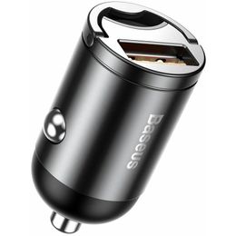 Baseus Tiny Star Mini Auto Ladegerät Autoadapter USB 30W Quick Charge 3.0 grau (VCHX-A0G)