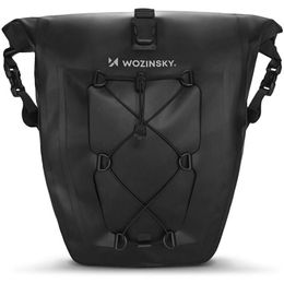 Wozinsky wasserdichte Fahrradtasche Kofferraumtasche Gepäcktasche 25l Schwarz