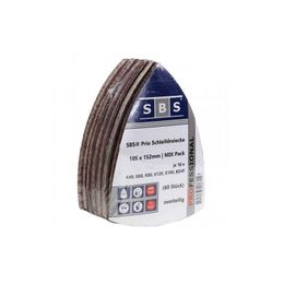 SBS 60 Blatt Klett Schleifpapier 105x152 mm Prio Multischleifer Schleifscheiben Sortiment