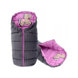 REA - babyfusssack 4IN1 horse grey-purple