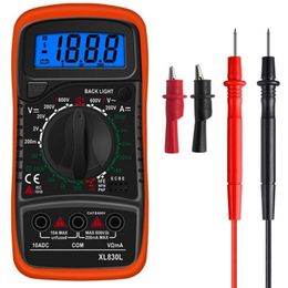 Auto-Range-Digitalmultimeter, AC/DC-Ampere-Ohm-Spannungsprüfer, Multifunktionstester mit Widerstands-, Durchgangs-, Kapazitäts-, Frequenz- und