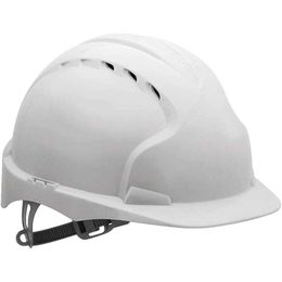 EVO2 belüfteter Helm – Reißverschluss – weiß