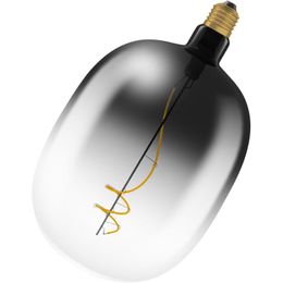 Osram Vintage 1906 Big Oval, warmweiße LED-Lampe mit Filament mit besonderer Kolbenform, bietet 4.5 w für 150 lm, E27 Fassung, Smoke Design, 170 mm