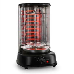 Kebap Master Vertikalgrill 1800W Schwarz inkl. Spieß Set - ONECONCEPT