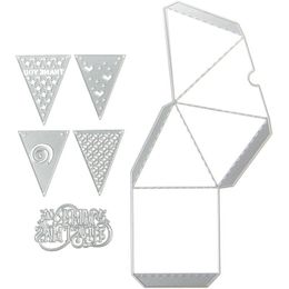 Kingso - Weihnachtsdekoration Metallstanzformen Schablone diy Scrapbooking Prägung Hasaki