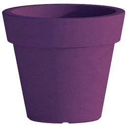 Monacis - Cromia Gemma Topf für Pflanzen, mit Dekoration, einfarbig, aus Harz 'Made in Italy -ø 50 cm / Violett / Vase