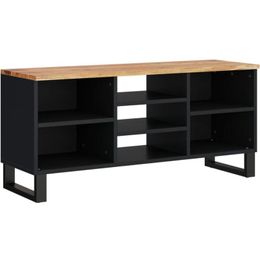 TV-Schrank 100x33x46 cm Massivholz Akazie & Holzwerkstoff vidaXL