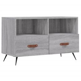 TV-Schrank Grau Sonoma 80x36x50 cm Holzwerkstoff vidaXL