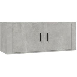 TV-Wandschrank Betongrau 100x34,5x40 cm vidaXL