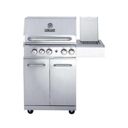 Allgrill Gasgrill allrounder m Modular Grundmodell 3 Brenner, Seitenkocher, Backburner (100303)