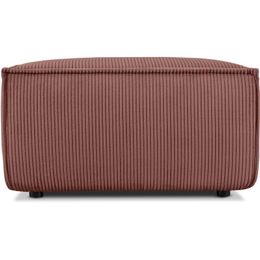 Napi Sitzpouf gefederte Sitzfläche, rosa - Konsimo