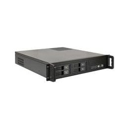 Inter-Tech IPC 2U-2504, Server-Geh&auml;use schwarz, 2 H&ouml;heneinheiten