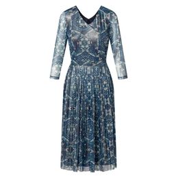 Quiosque Kleid Damen Gr&ouml;&szlig;e 44 marine / mischfarben Winterkleid