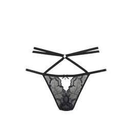 Lascana String Damen Größe S schwarz Winterschuhe
