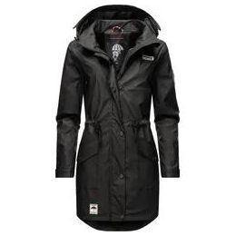 Outdoorjacke Navahoo "Deike" Gr. XS (34), schwarz Damen Jacken modischer Outdoor Regenmantel