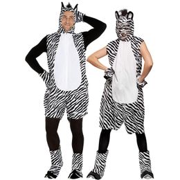 Exclusive Design by buttinette buttinette Zebrakostüm unisex, kurz