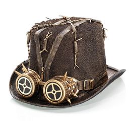 buttinette Zylinder "Steampunk-Reißverschluss"